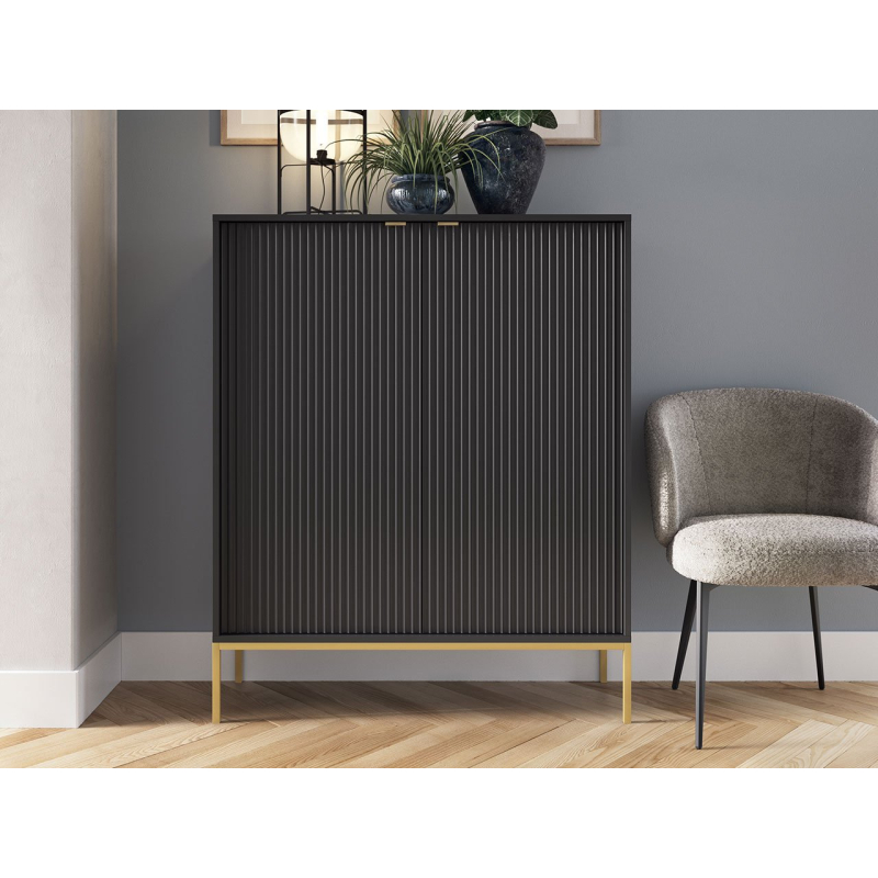 Vysoká komoda Mijano Gold MK104 - Mirjan24.cz - bílá